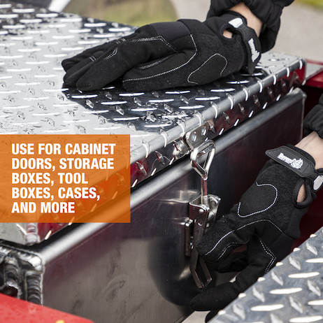 6" Heavy Duty Stainless Steel Adjustable-Grip Draw Latch » TruckOrTrack.com