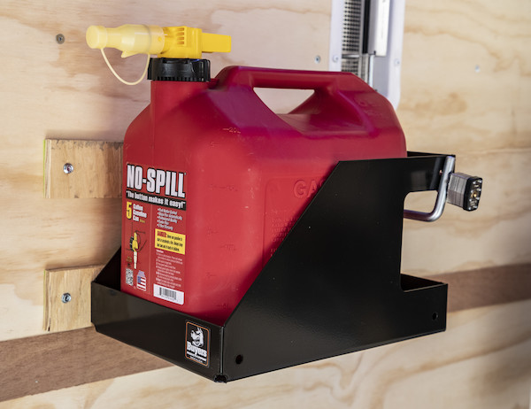 Locking Gas Container Rack for Open/Enclosed Landscape Trailers ...